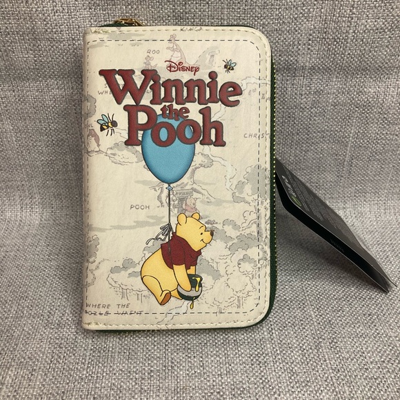 Loungefly | Bags | Loungefly Disney Winnie The Pooh Storybook Small Zip ...